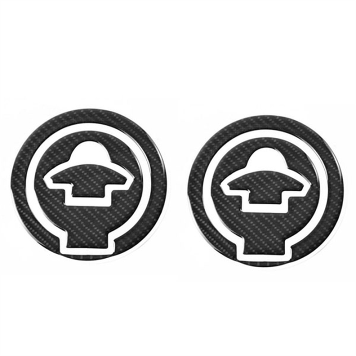 2 Pcs Motorcycle Carbon Fiber Fuel Tank Cover Sticker Decal for YZF-R3 ...