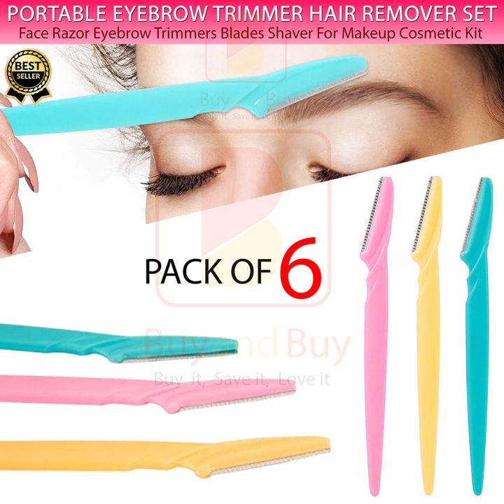 Tinkle Razor - Pack Of 6 - Eyebrow Razor , Remover For Women - Twinkle ...