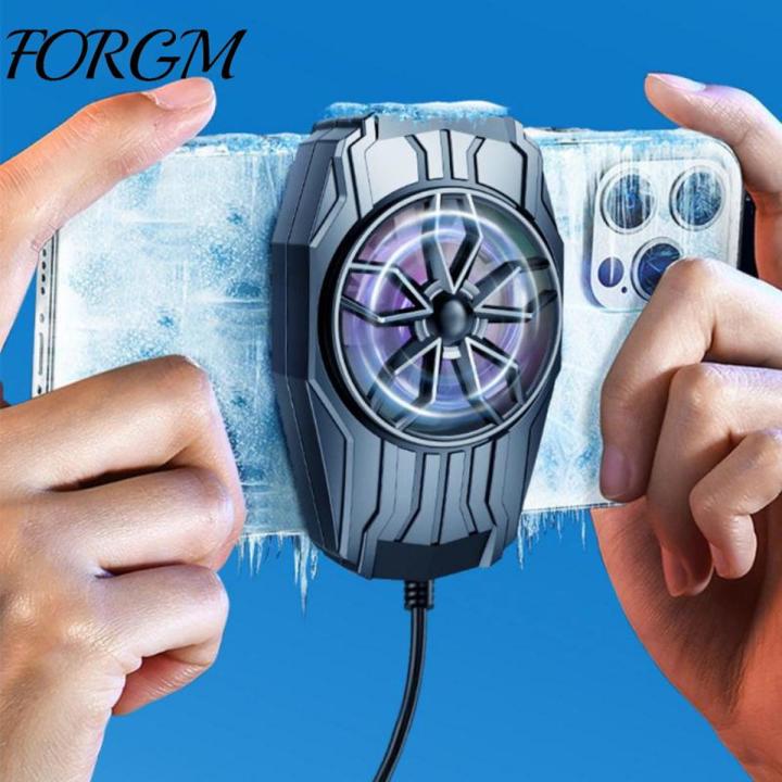 F5 Universal Mini Mobile Phone Cooling Fan Radiator Turbo Hurricane ...