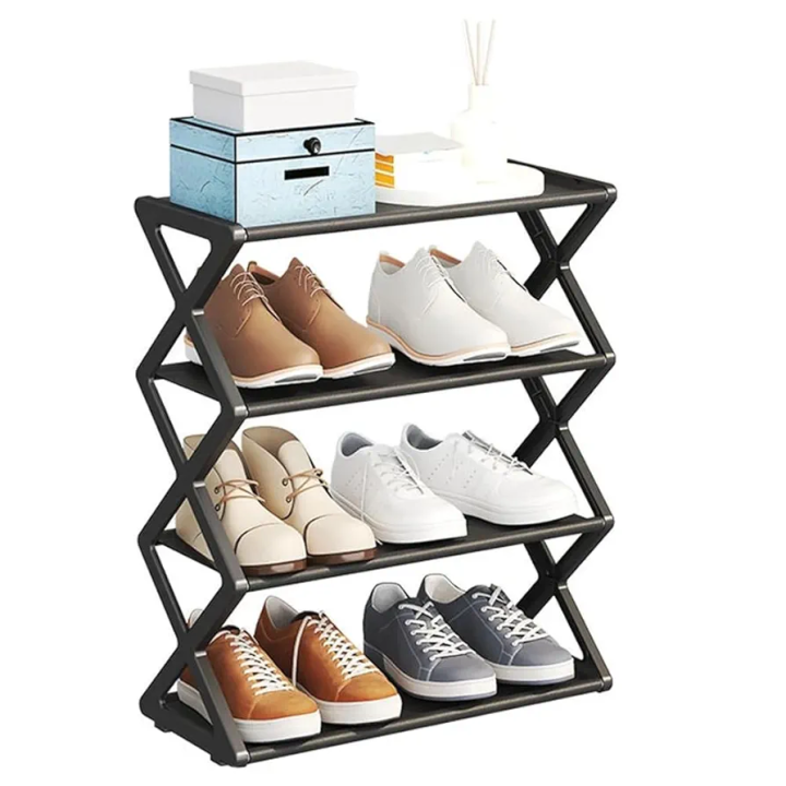 Portable Shoe Rack 5 Layers – Space Saving Shoe Organizer Shelf ...