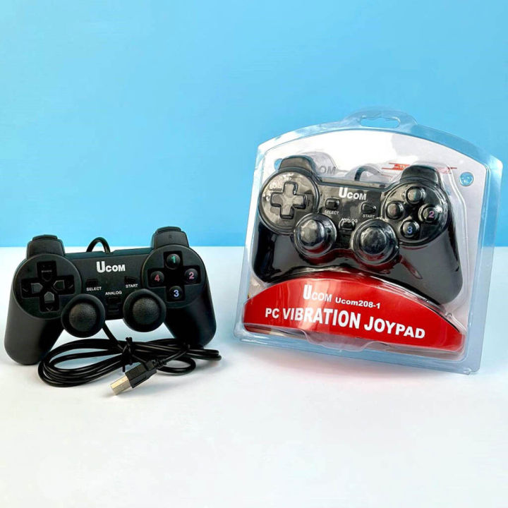 JoyStick Ucom208-1Wired USB 2.0 Black Gamepad Joystick Joypad Game Controller For PC Laptop ...