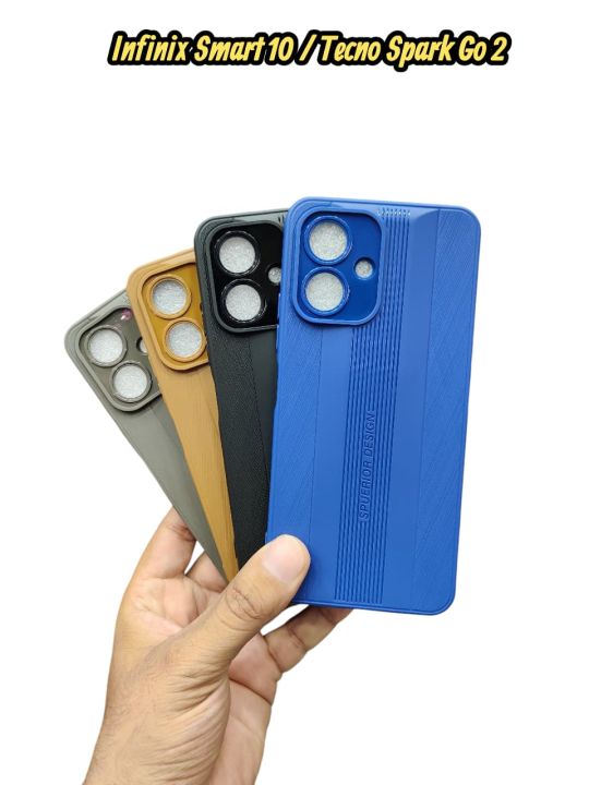 infinix Smart 10 / Tecno Spark Go 2 New Soft Matte Woven Design Ultra ...