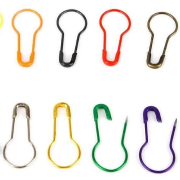 Imported Coil Less Colorful Safety Pins For Women Muslim Hijab Scarf ...