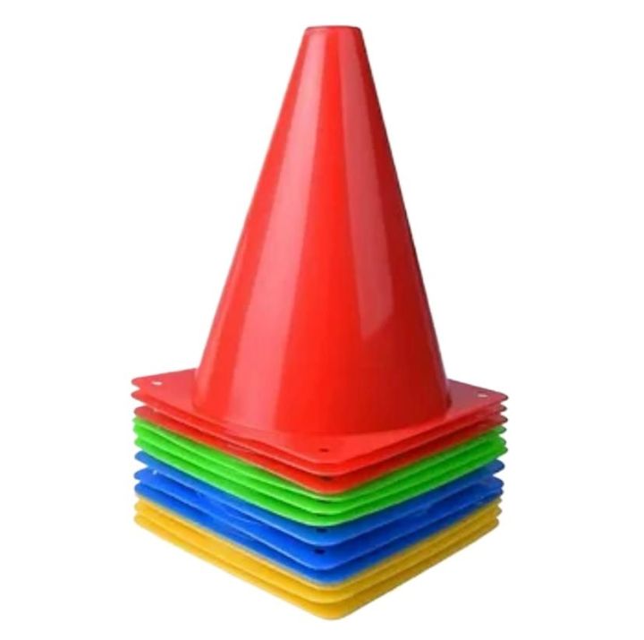 6 Inch Multipurpose Training Cones – Soft & Durable Sports Marker Cones ...