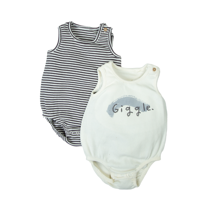 M&S Sleeveless Baby Bodystocking Pack Of 3: Soft And Adorable Bodysuits ...