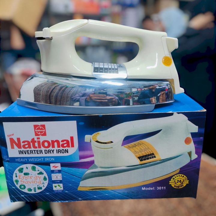 NATIONAL -- Inverter dry heavy weight -- Energy saving IRON -- 400 watt ...