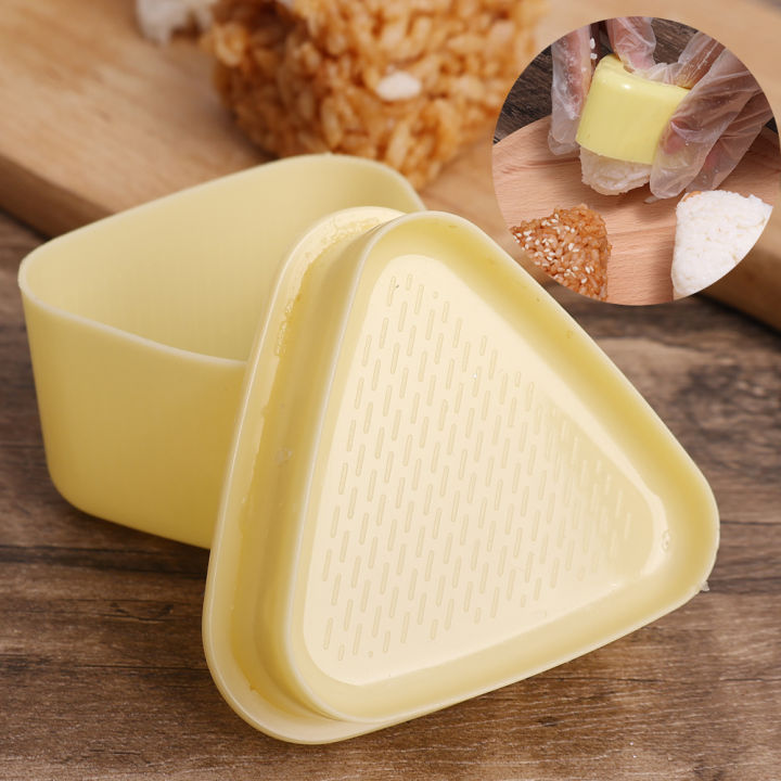 DIY Sushi Mold Onigiri Rice Ball Food Press Triangular Sushi Maker Mold ...