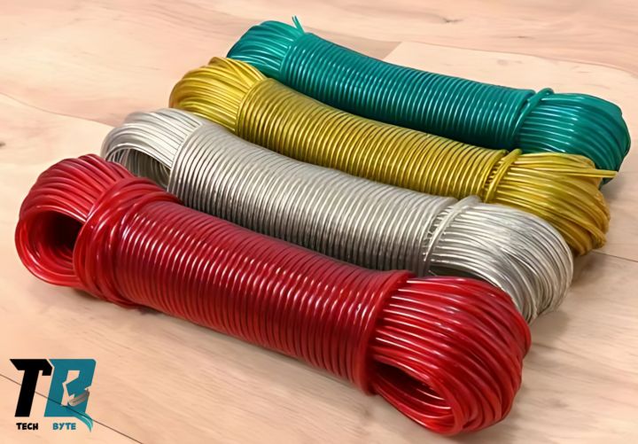 20M Durable PVC Coated Clothesline Wire | Heavy Duty Waterproof Rope ...