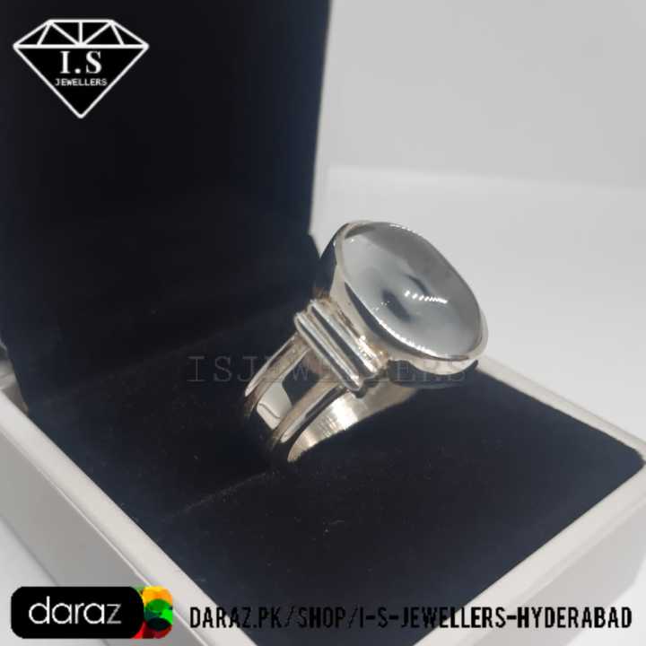 Natural Dur e Najaf Ring , Crystal Quartz Gemstone Ring , Handmade Dur ...