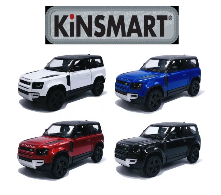 KINSMART Land Rover Defender 90 1:36 Scale Diecast Model Car-KT5428 ...