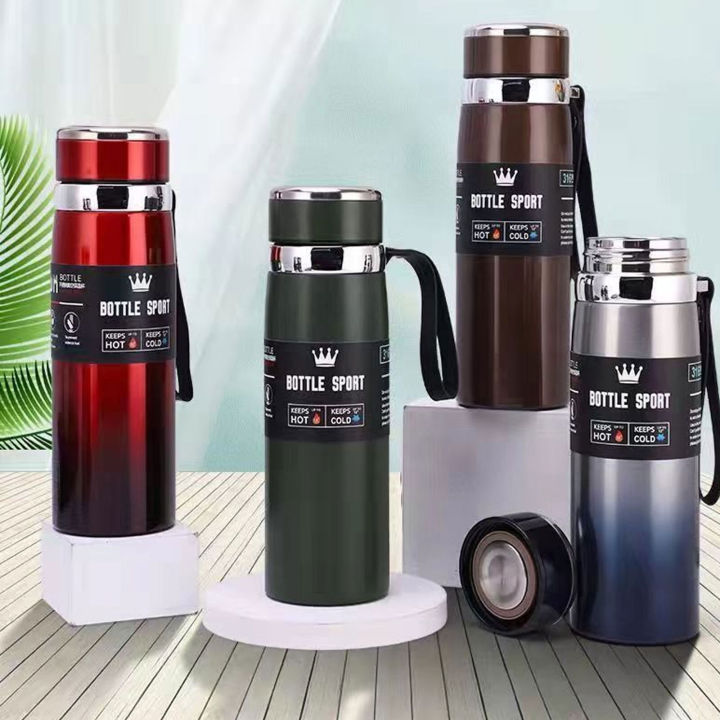 WATER BOTTLE 750 ML EASY TO CARRY 800ml and 1000ml Stainless Steel Hot & Cold Water Bottle ...