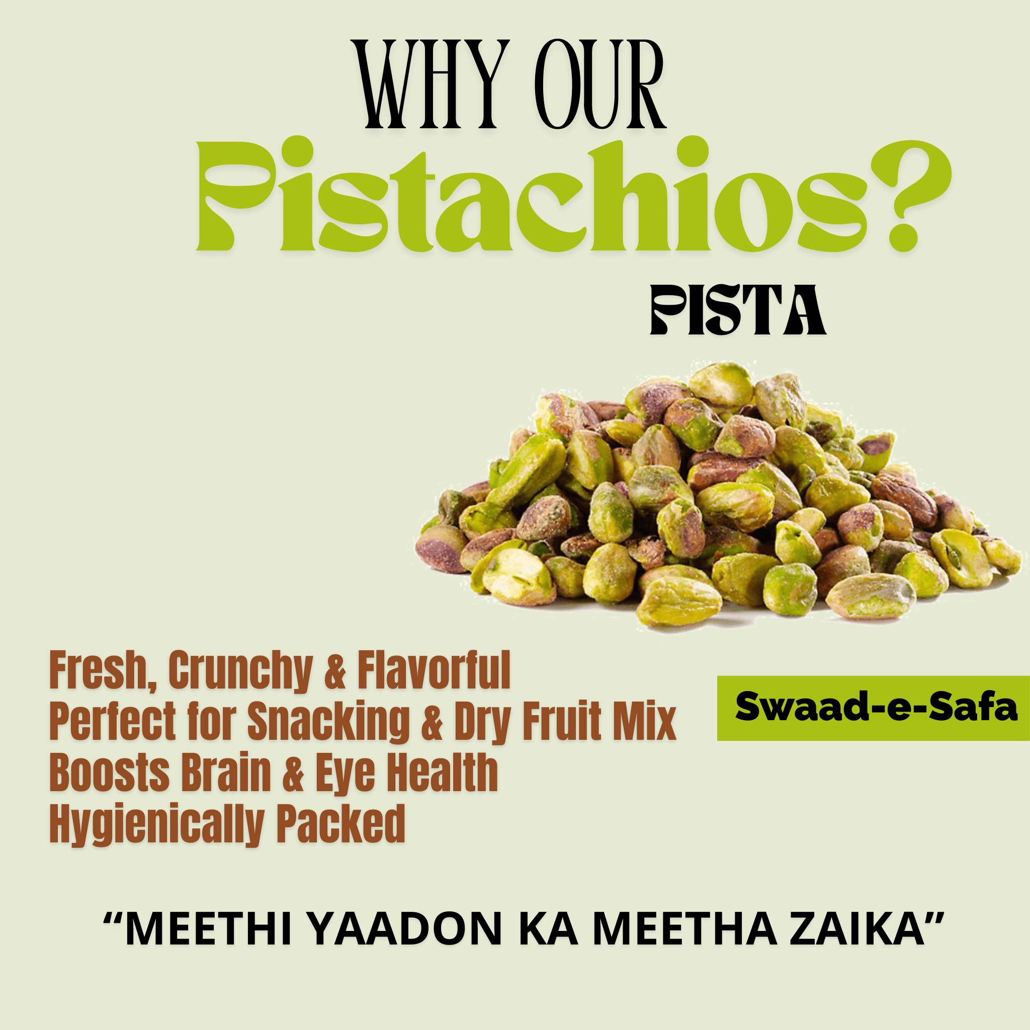 Pista Giri (Pistachios Without Shell) – Fresh Quality Nuts – Healthy ...
