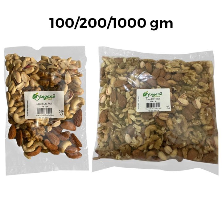 Mixed Dry Fruits 100 Gram, 200 Gram, 1kg Pack | Healthy Mix Dry Fruits - Green Dry Fruit Mix ...
