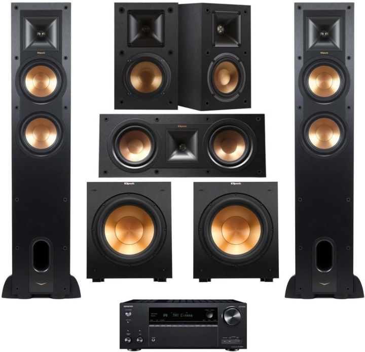 Klipsch Reference 5.2 Home Theater (Speaker System + 2X Subwoofer ...