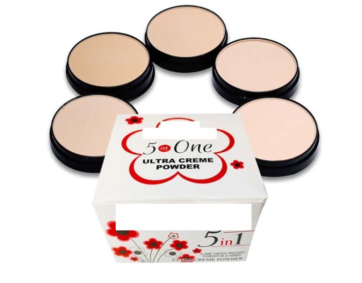 Beauty 5 IN 1 Ultra Cream Powder Face Powder | Daraz.pk