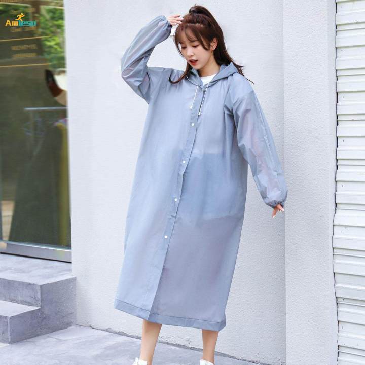 Adults Raincoat Windbreaker Hooded Rain Cape for Electric Bike Travel ...