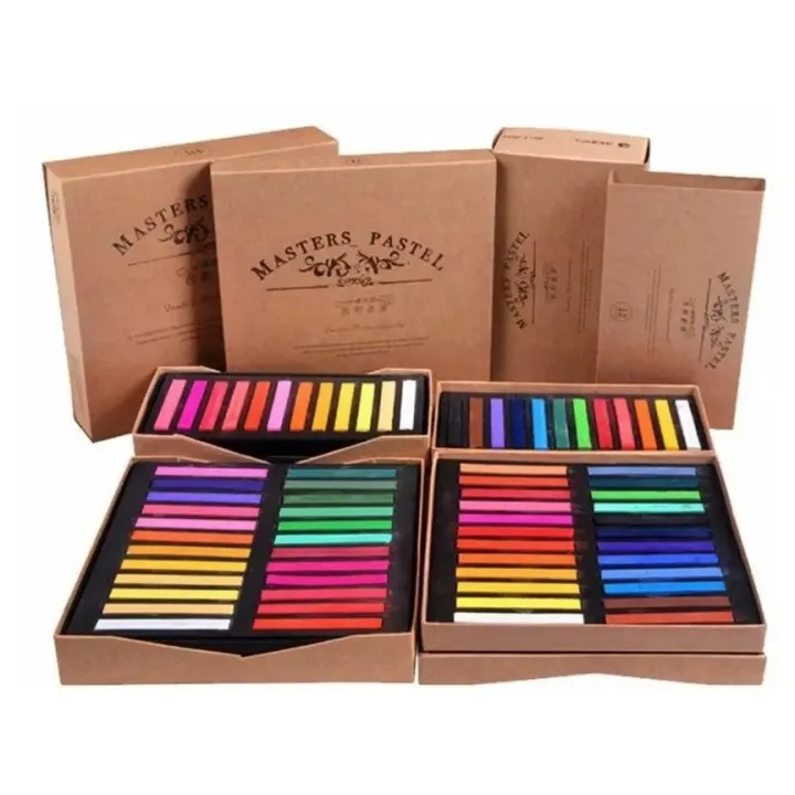 Maries Professional Artist Soft Pastels Crayons Chalk Set 12/24/36/48 ...