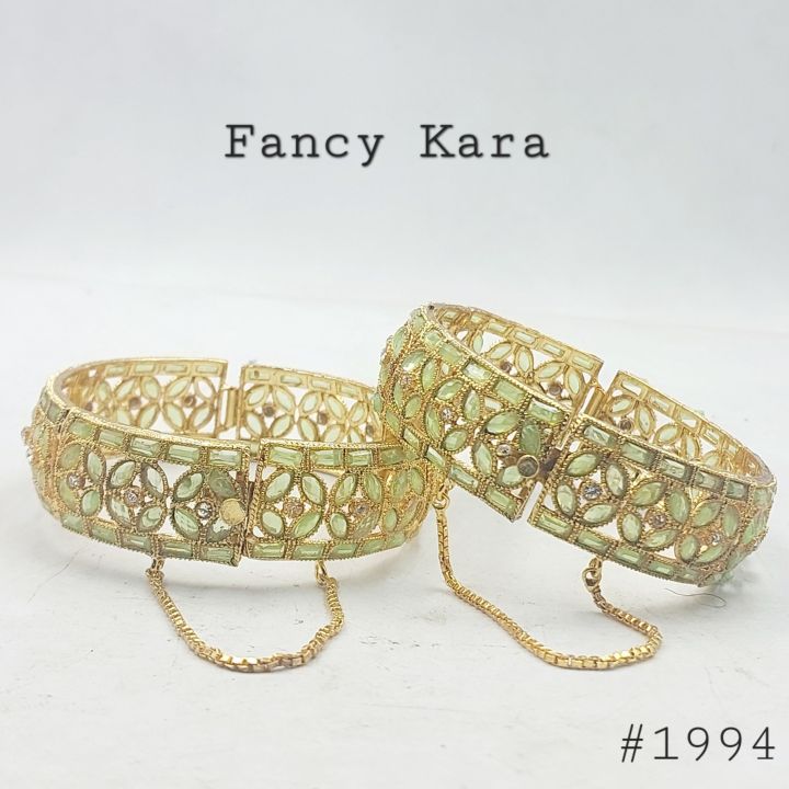 High Quality New Design Fancy Kara Beautiful & Attractive Design ( Mint ...