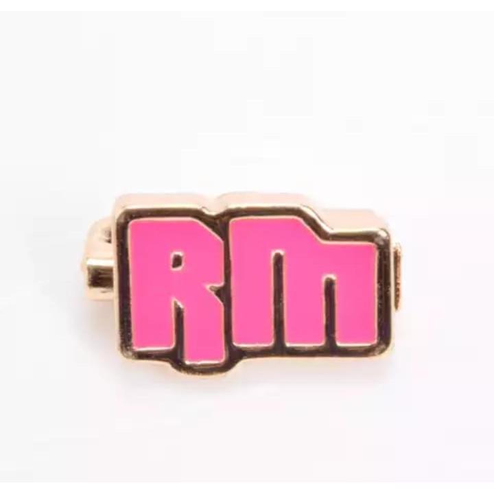 BTS RM BADGE MEMBERS NAME BROOCH ACCESSORIES | Daraz.pk
