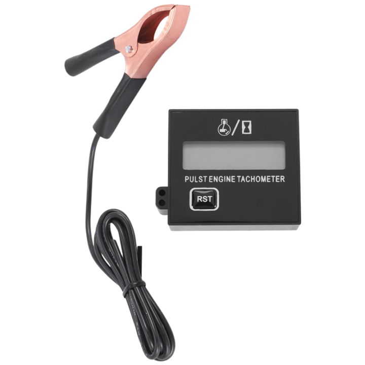 New Gasoline Digital Engine Tachometer Inductive Pulse Tachometer ...