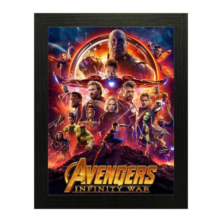 Avengers Themed Movie Wall Art Frame For Office and Home Decor - OFD404 ...