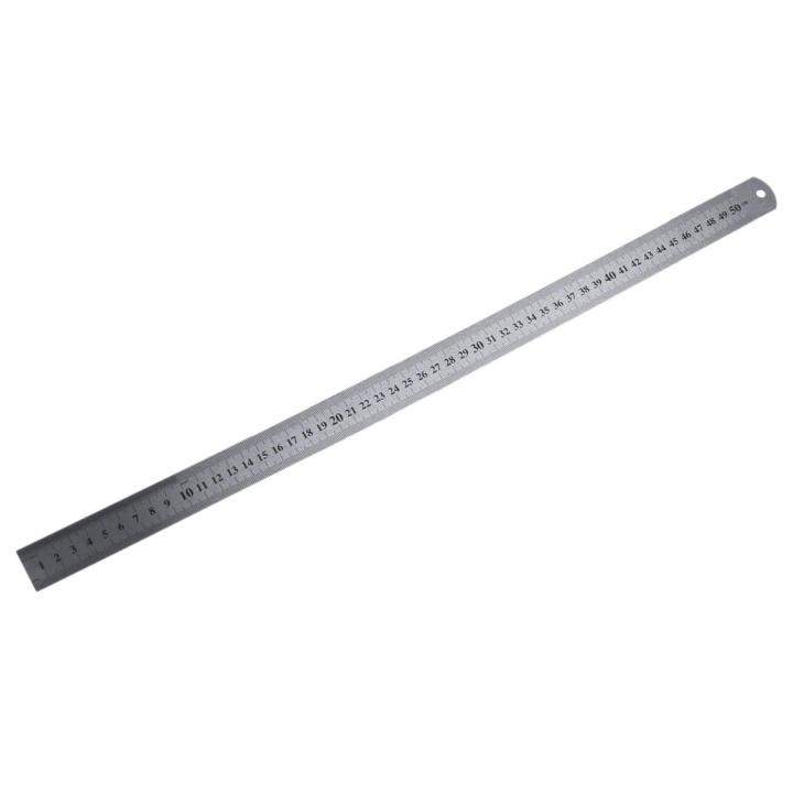 Groove Right Stainless Steel Metric Ruler 50 cm Stainless Metric Ruler ...