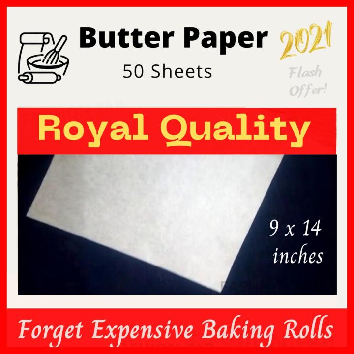 Baking Butter Paper - 50 Sheets | Daraz.pk
