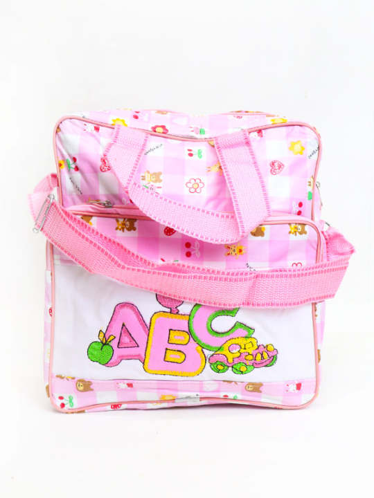 Cut Price Newborn Baby Diapers Bag ABC Light Pink | Daraz.pk