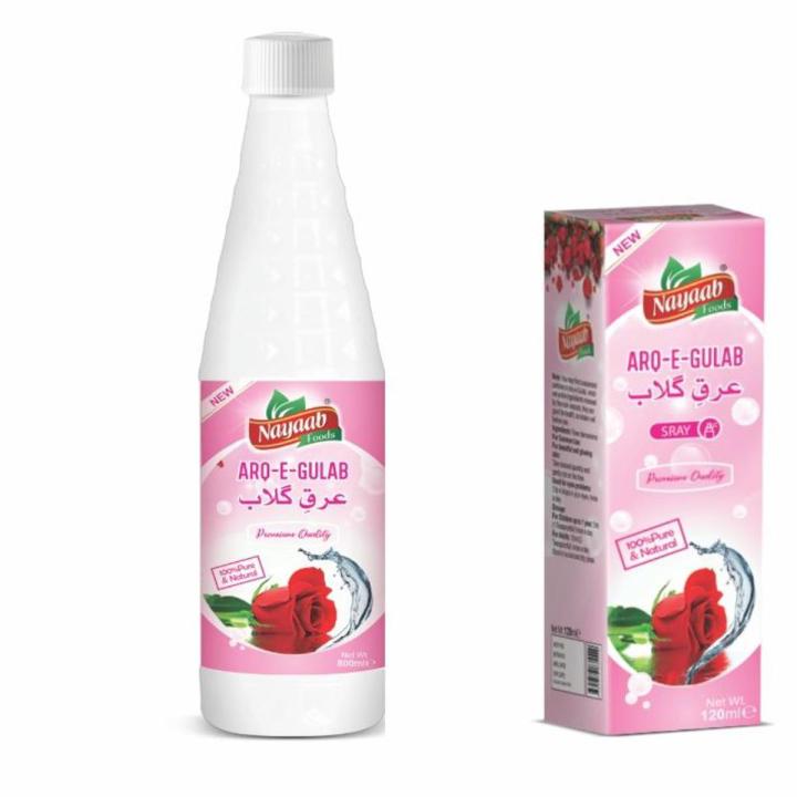 Rose Water , Arq Gulab , Arq-e-Gulab ,Gulab Ka Arq , (عرق گلاب ) 800ml ...