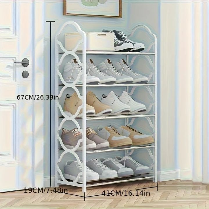 4 Layers / 5 Layers Stock Non-Breakable Shoe Rack Shoe Shelf Multicolor ...