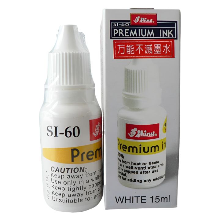 Shiny SI-60 Premium Ink. Permanent Ink For Stamp. Permanent quick dry ...