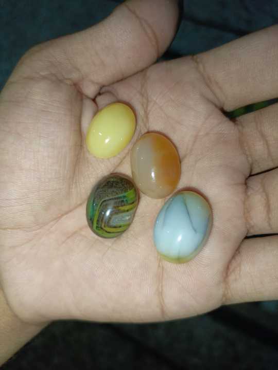 Original Haqeeq Stone Combo – 4 Pcs Natural Healing Stones | Sulemani ...