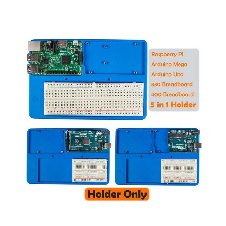 Sunfounder Rab 5 In 1 Breadboard Holder Base Plate Circuit Board Screws For Uno R3 Mega 2560 ...