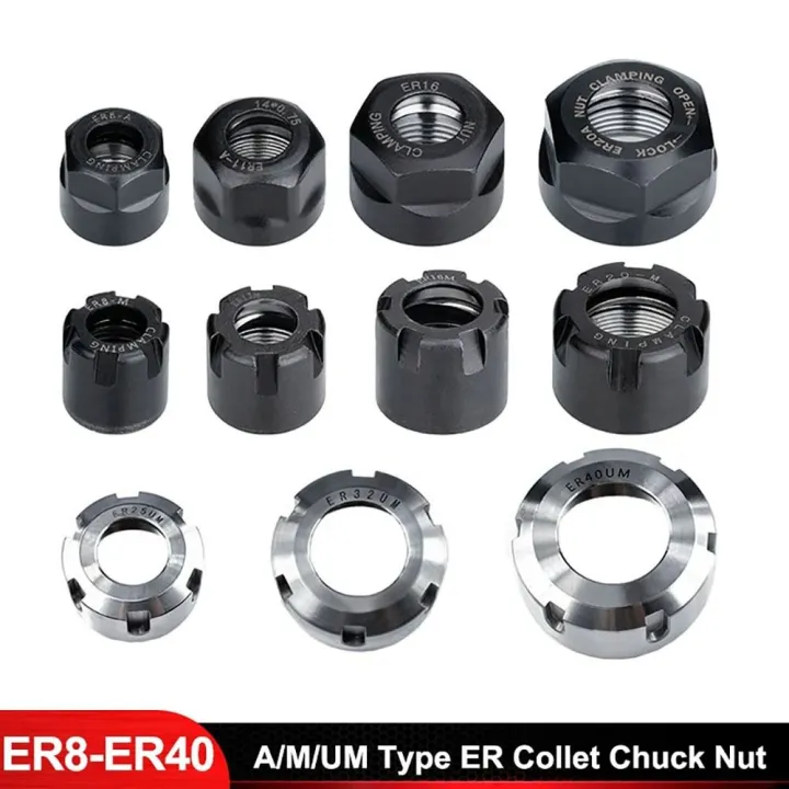 1Pcs New High Precision Chuck Nut A/M/UM Type CNC Metalworking Clamping ...