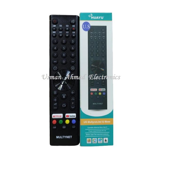 Multynet Smart Led Tv Remote Control Without Voice Command With Youtub