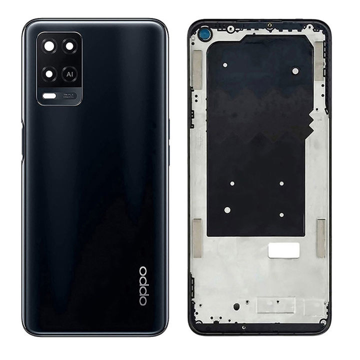 Oppo A54 Middle Frame Housing with Power Volume Buttons & Camera Lens ...