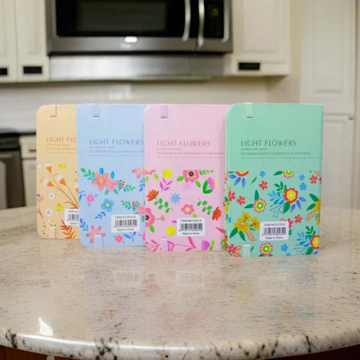 Odeez Multicolor Fancy Light Flower Cute Pocket Diary for Kids Colorful ...
