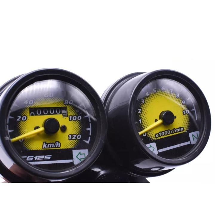 Universal Motorcycle Double Fancy Meter Speedometer for 70cc (Without ...