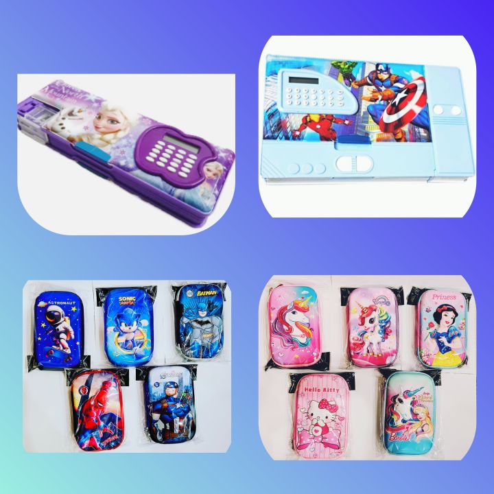 "Fancy Pouch for Kids – Stylish Geometry Box & Premium Stationery ...