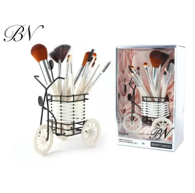 BN Beauty Nakeed 12pcs Makeup Brush Set with Bicycle Best Gift ...
