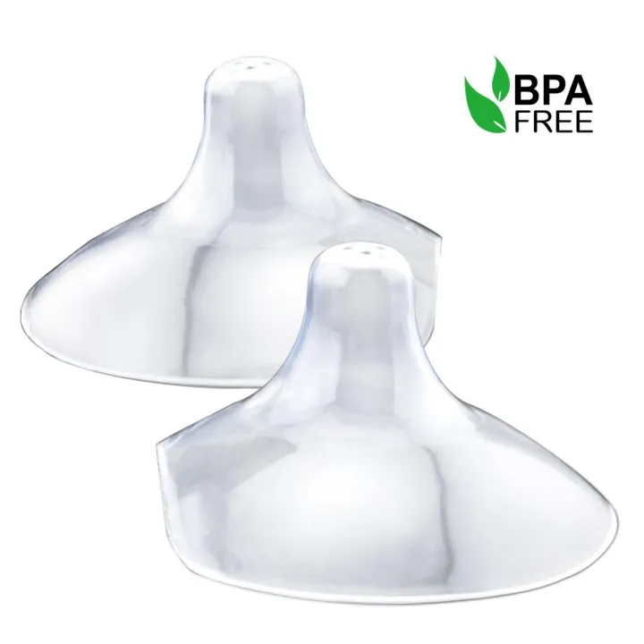 Pack of 2 pieces Breastfeeding Full Silicone Pacifier Breastshield for ...