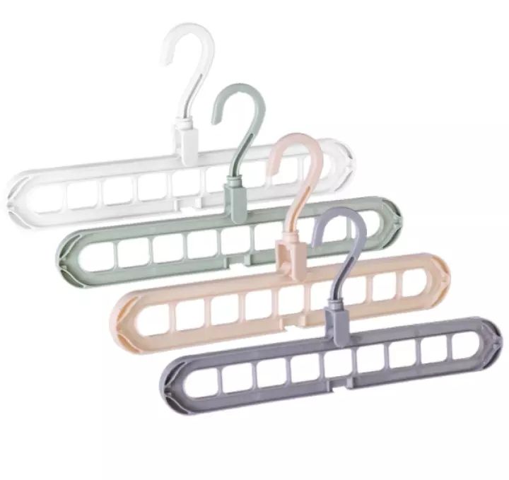 Amazing clothes hanger Multi features Rotateable Comfortable for every ...