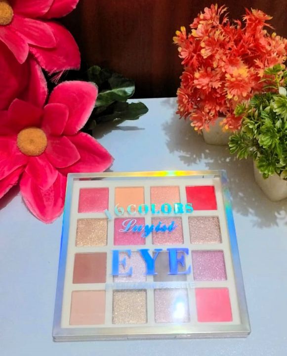 16 Color Eyeshadow Palette | High Pigment Matte & Shimmer Shades | Long ...