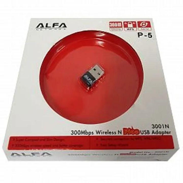 Alfa Wifi Mini usb Adapter 300mbps wireless | Daraz.pk