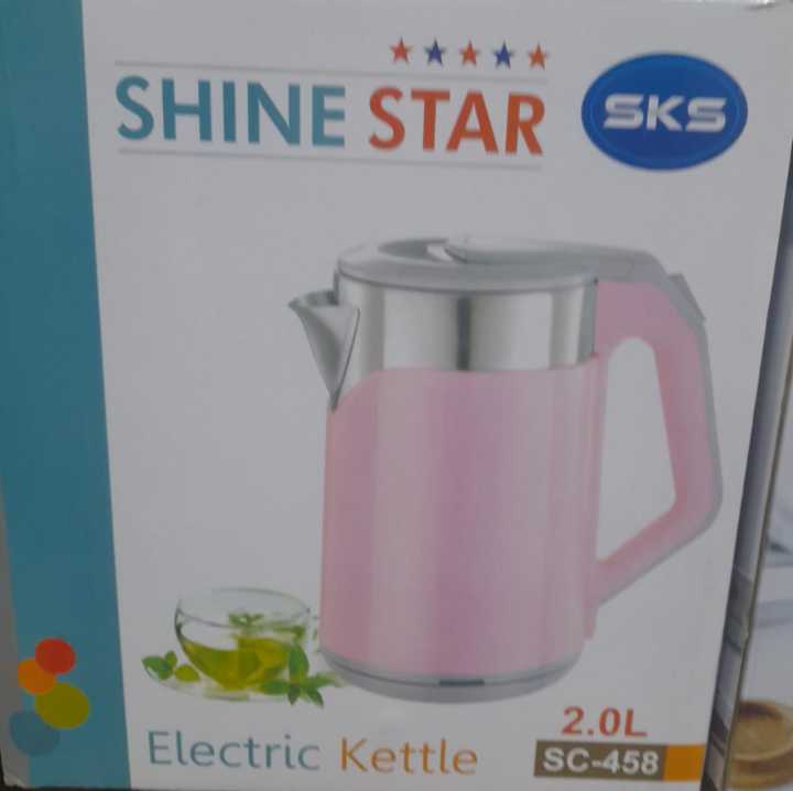 shine star Electric Kettle With Stainless Steel body and Automatic ...