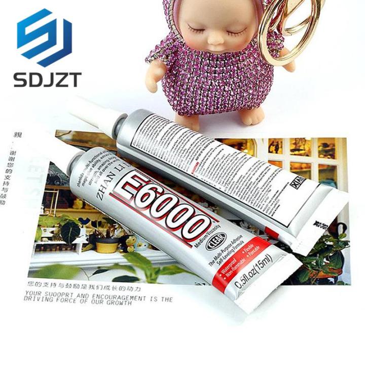 1PC E6000 Glue 15ml Crystal DIY Strong Hotfix Adhesive for Jewelry ...