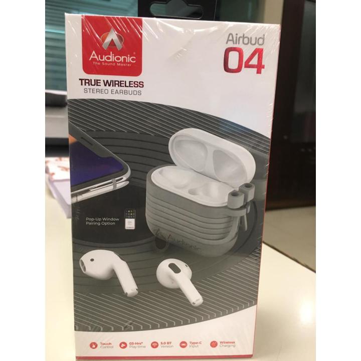 Audionic - AIRBUDS 4 - 3rd Generation Wireless Earbuds With Charging ...