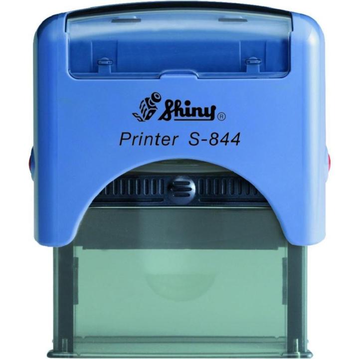 Shiny Printer S-844 Office Self-Inking Rubber Stamp Custom 5 line text ...