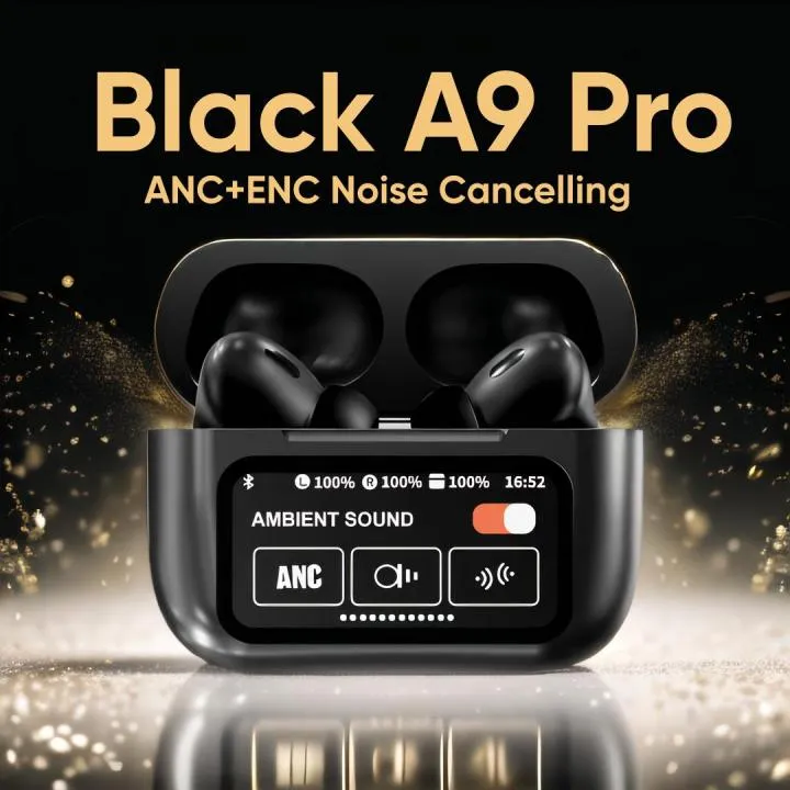 Airpods_Pro A9 ANC/ENC Dauble Dark Noise Reduction Battery Display ...