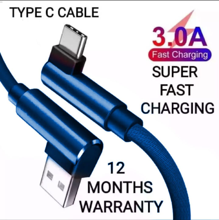 Long 4 Ampere 100% Original Imported Multicolour Pure Copper C TYPE or ...